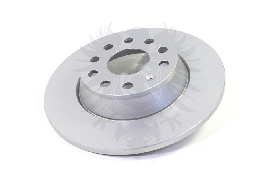 2x NEW VW Golf Jetta CC Audi A3 282mm Coated Rear Brake Rotor Set Kit ...