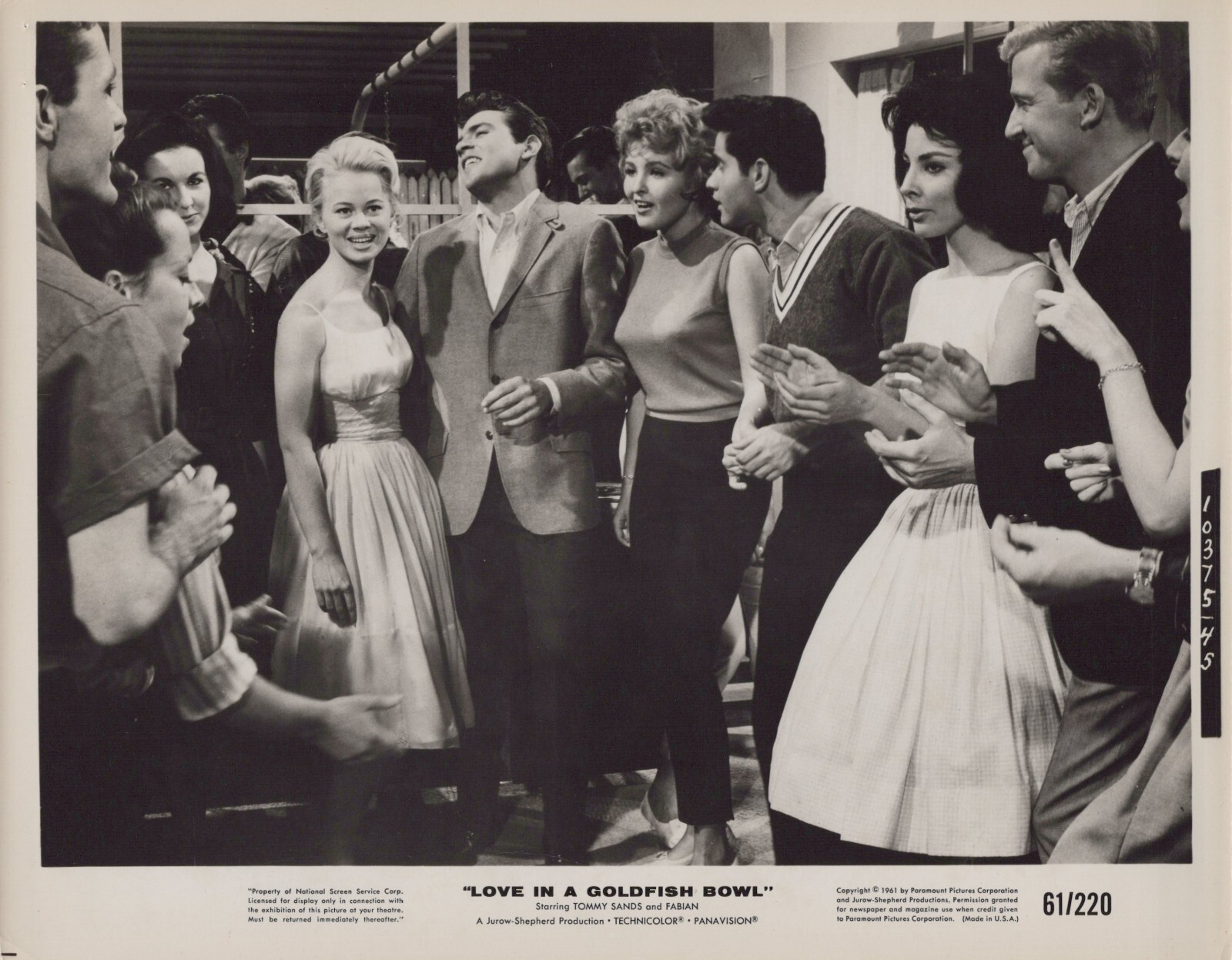 Tommy Sands + Fabian + Toby Michaels/Love in a Goldfish Bowl (1961 ...