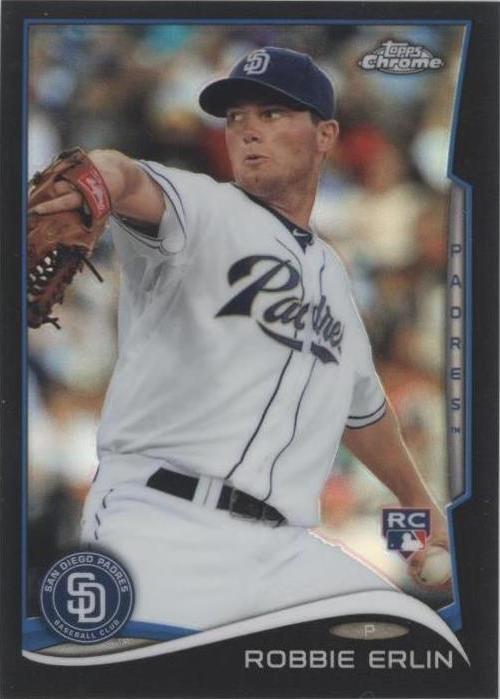 2014 Topps Chrome - Robbie Erlin #77 Black Refractor /100 (RC) for sale ...