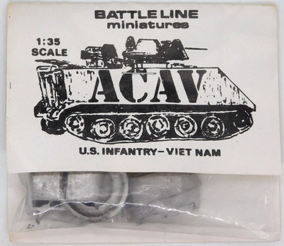 Battleline Miniatures 1:35 M113 ACAV US Infantry Viet Nam White Metal ...