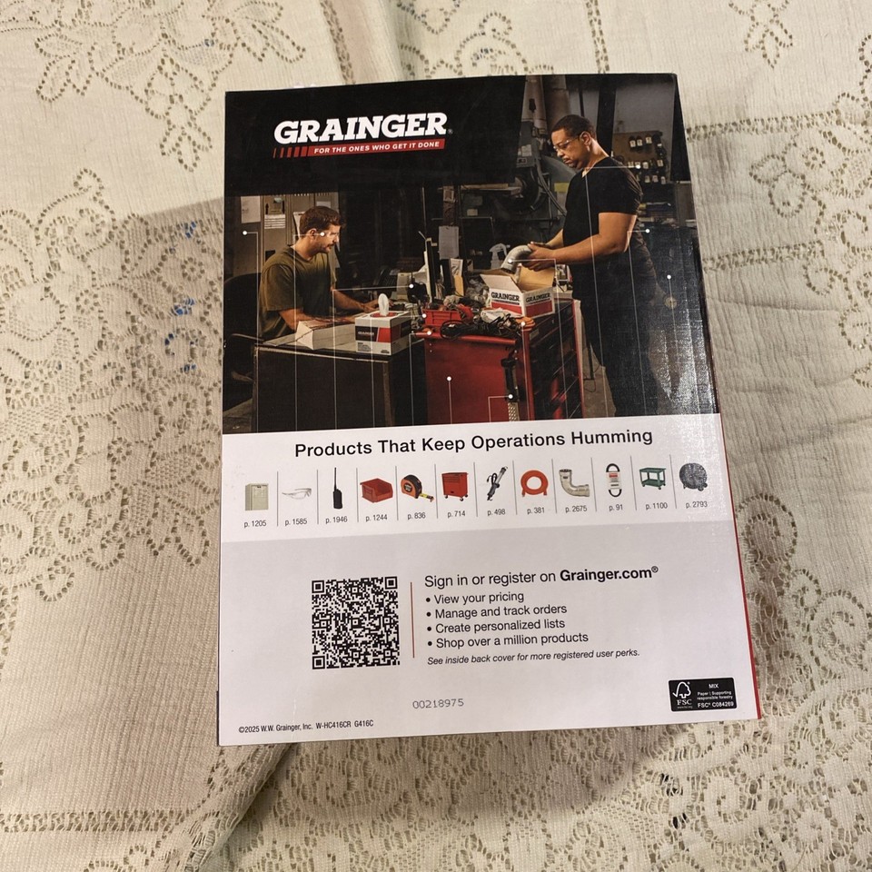 GRAINGER 2025 Catalog #416 Industrial Supply & Safety Reference Guide ...