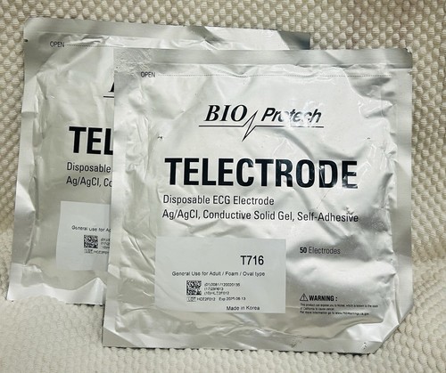 ECG Telectrode Resting, Exercise, Amb Electrodes 100 Pieces | eBay