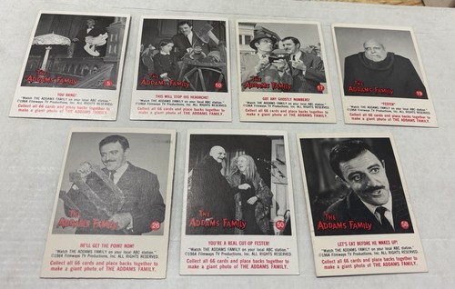 1964 Donruss The Addams Family 7 Different cards | eBay