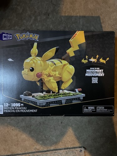 MEGA Pokemon Motion Pikachu Mechanized Toy Building Set, 1092 Bricks ...