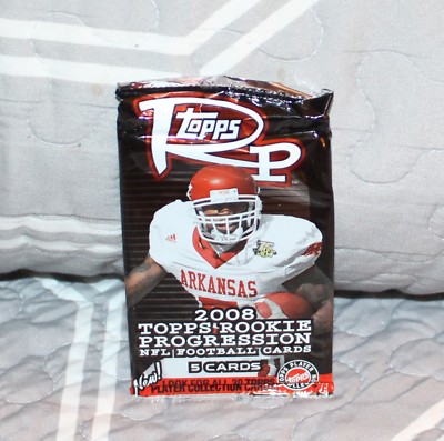 2008 TOPPS Rookie Progression NFL Football Trading Cards New Sealed S1 ...