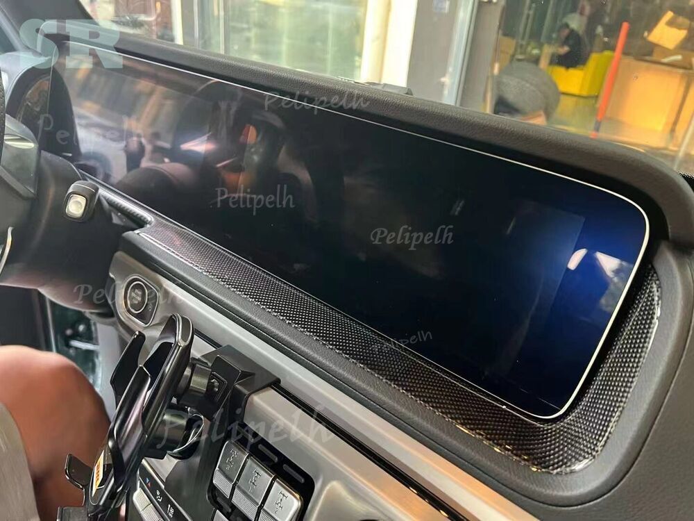 Carbon Fiber Car Interior Kit Cover Replace For 2019+ Benz G-Class G500 ...