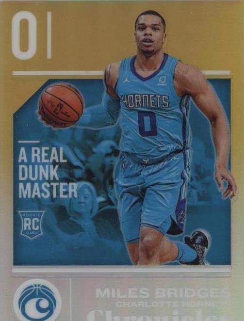 2018-19 Panini Chronicles - Rookies Miles Bridges #528 Gold /10 (RC ...