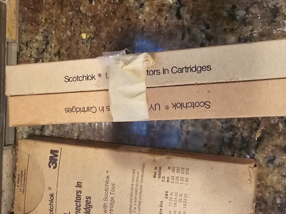 Lot of 4 boxes of 3M SCOTCHLOK UAL Connectors in Cartridges For E-9C ...