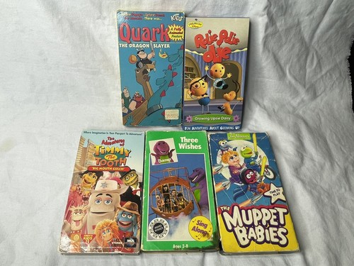 Vintage Barney The Adventures Of Timmy The Tooth VHS Lot Rare Children ...