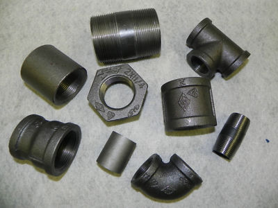TSP BLACK MALLEABLE IRON PIPE FITTINGS BSP 1/8" - 4" - CHEAPEST ON EBAY ...