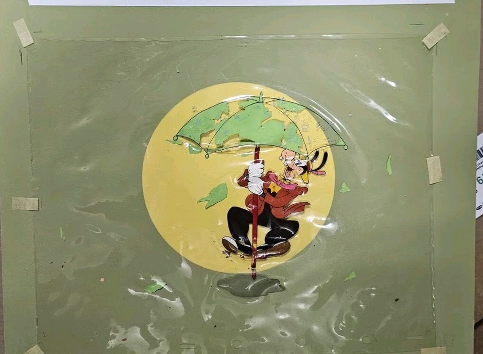 1943 Disney Goofy on pogo Stick Original Full Production Cel - Victory ...