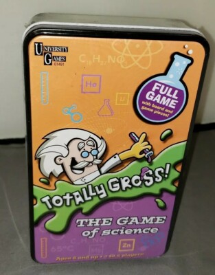 Totally Gross The Game of Science Full Game University Games Tin BRAND ...