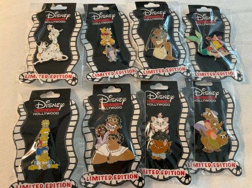 Disney D23 Expo 2022 DSSH Film Stack Series LE 500 COMPLETE Pin Set IN ...