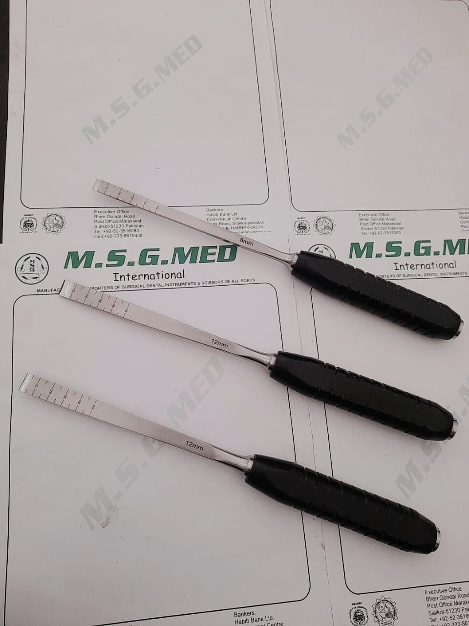 Maxillofacial Orthopedic Osteotome Straight 8mm,12mm Stainless Steel ...