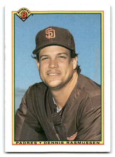Dennis Rasmussen 1990 Bowman Baseball #205 San Diego Padres | eBay