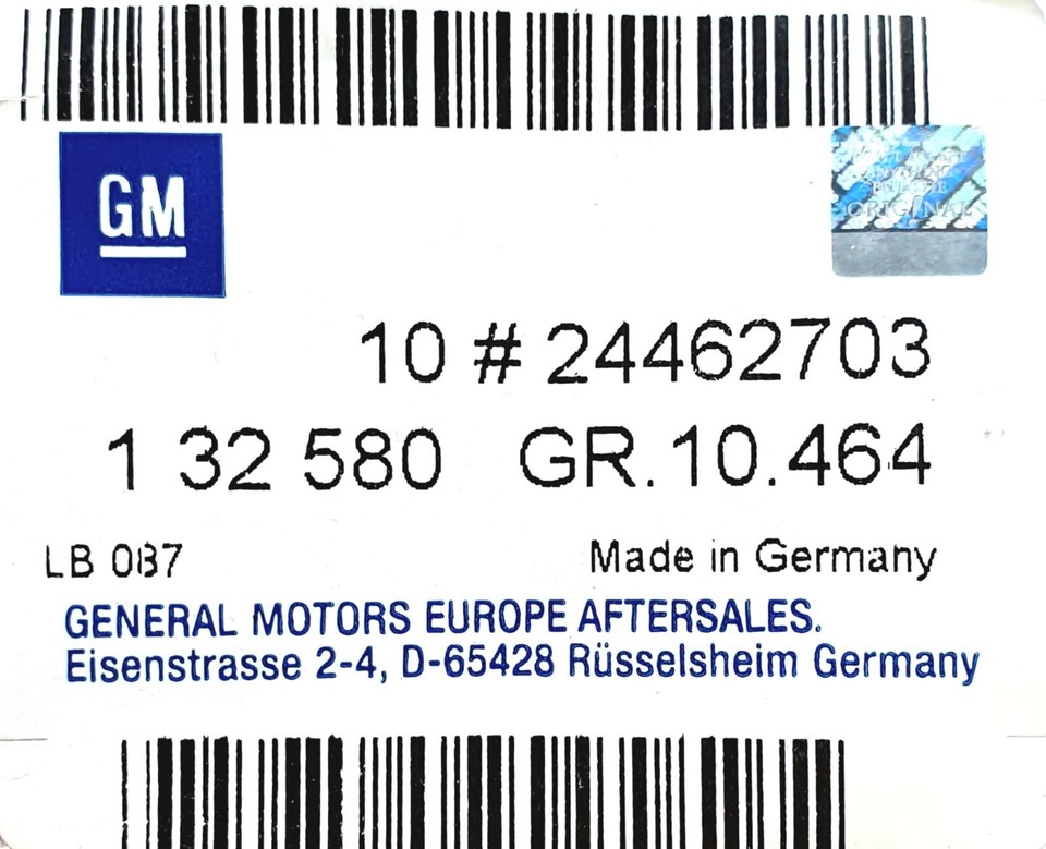 10X Original Opel Seal Caps Door Hinges Astra, Corsa, Omega - 24462703 ...