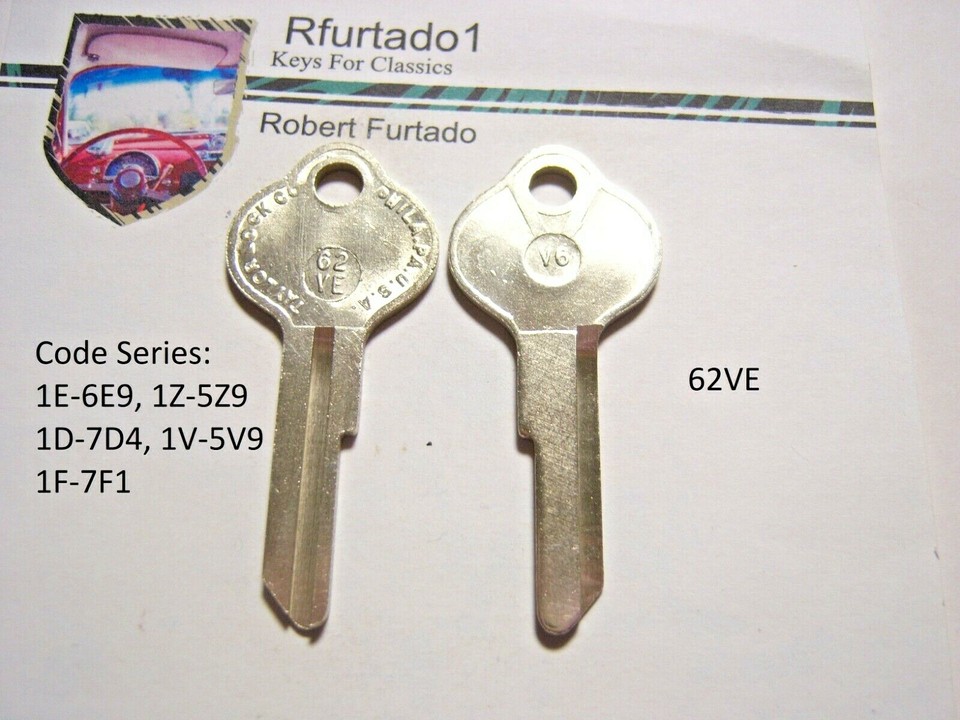 Key Blank for Vintage Volkswagen Bus / Van - Door & Hatch - 1950 to ...