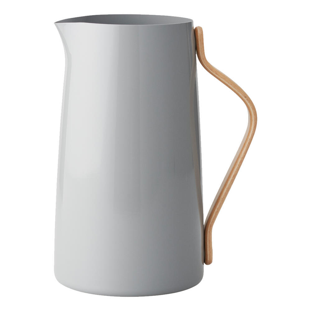 Stelton Emma Jug Grey, stainless steel jug, water jug, stainless steel ...