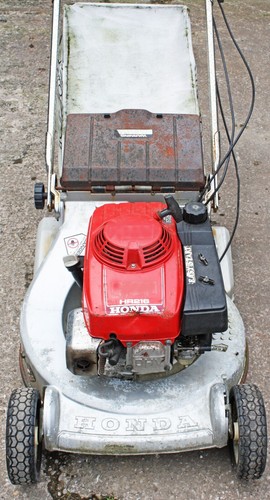 Honda HR216 Petrol Lawn Mower Self Propelled Used | eBay