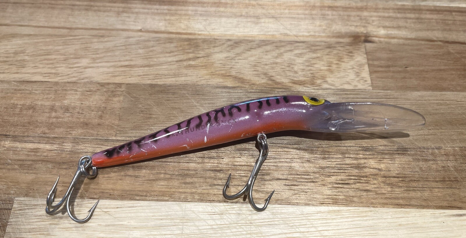 Vintage Pre-Rapala Storm Deep Jr. Thunderstick SP Purple Mackerel Old ...