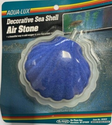 Set of 2 Units Vo-Toys Decorative Aquarium Sea Shell Air Stone 4" | eBay