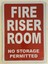 FIRE RISER ROOM SIGN ( REFLECTIVE !! ALUMINIUM 10x14 -Rust Free ...