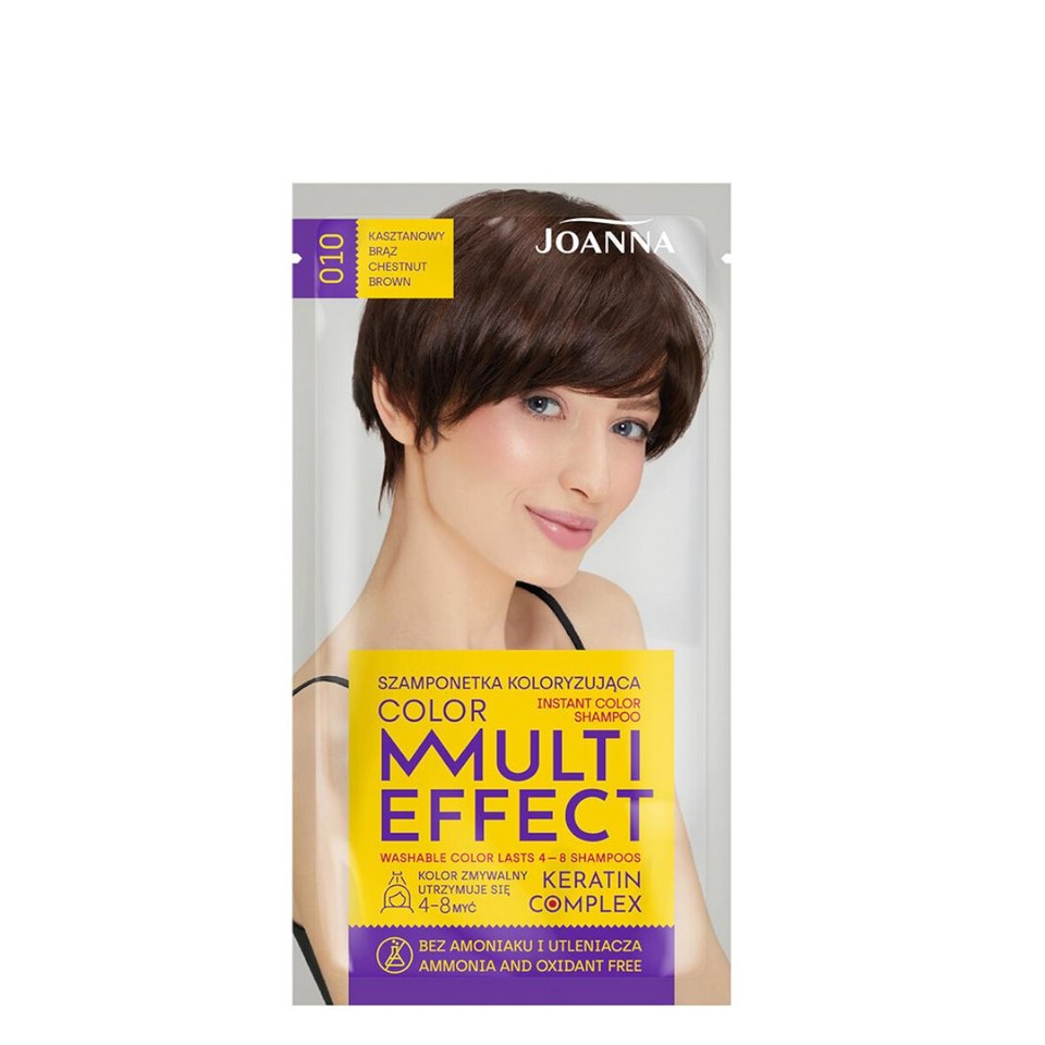 Joanna Multi Effect Hair Colour Shampoo Dye Sachet 4 to 8 Washes ...