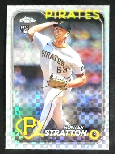 2024 Topps Chrome Update Hunter Stratton #USC137 BASEBALL Pirates RC X ...