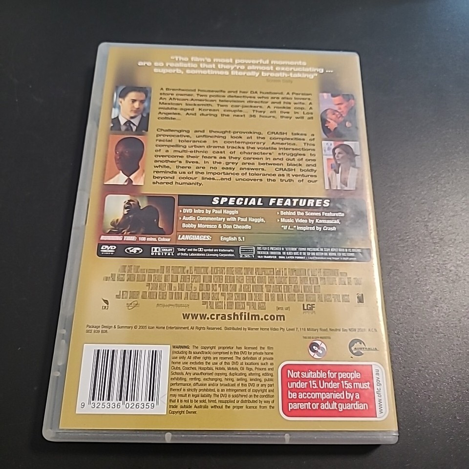 Crash (DVD, 2004) 9325336026359 | eBay