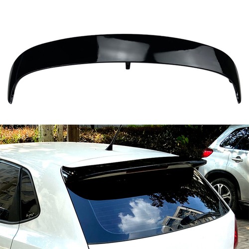 Rear Roof Spoiler Wing For Volkswagen Polo 6R 6C 2011-2017 Glossy Black ...