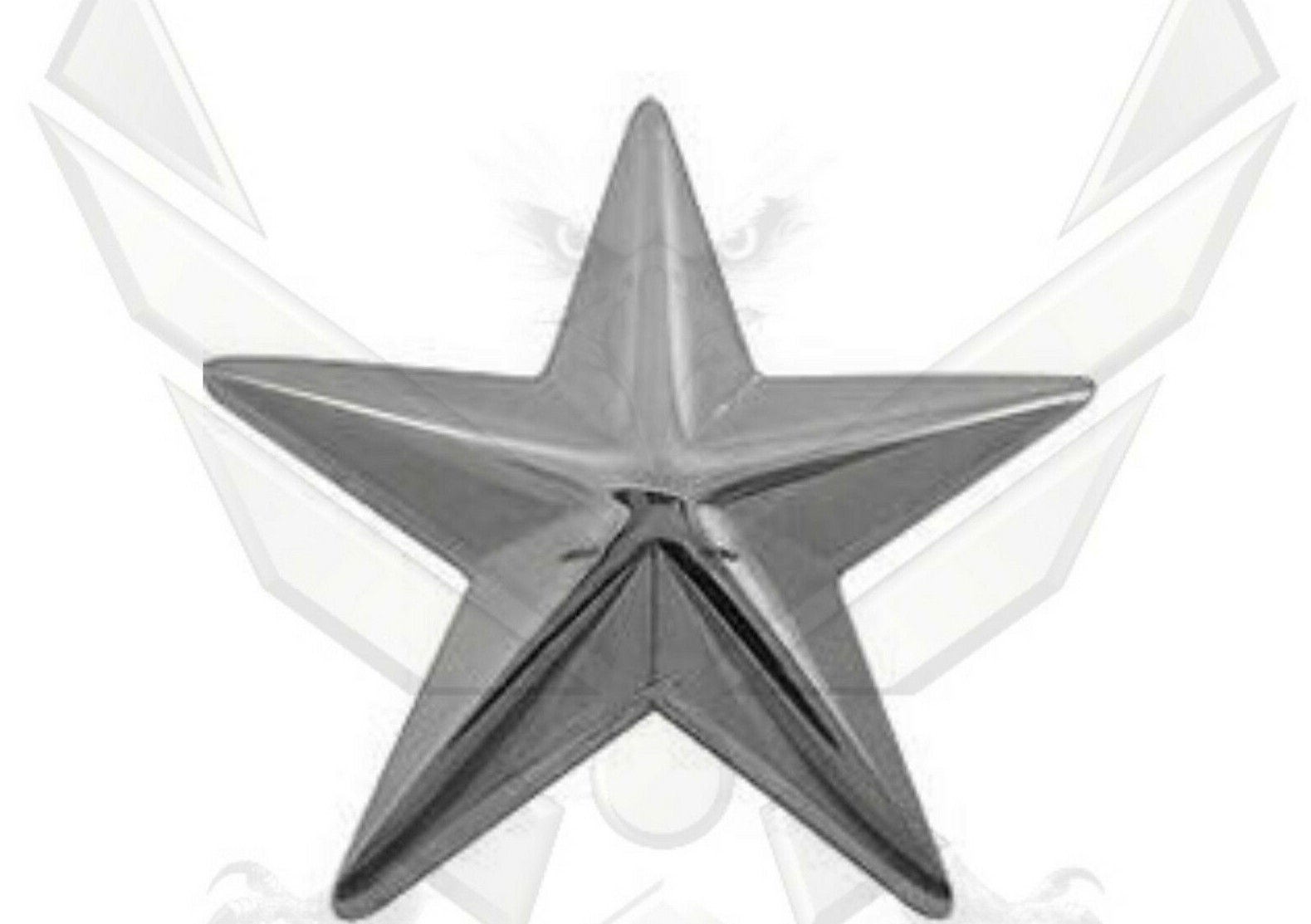 New Military Single 3/4" Brigadier General Star 07 Metal Cap Hat Rank ...