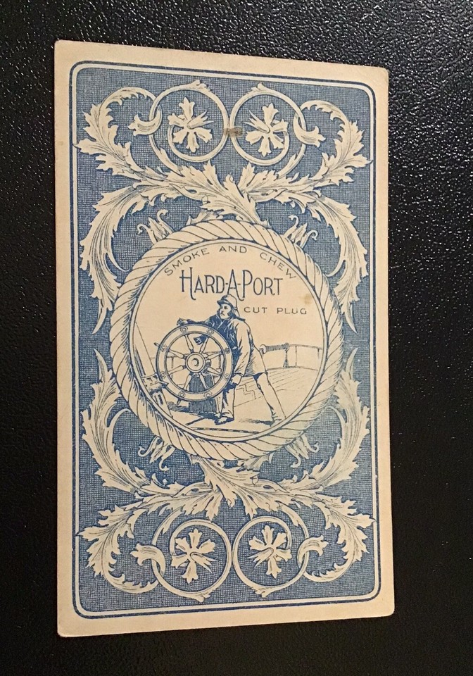 Antique Playing Card HARD-A-PORT CUT PLUG Smoke & Chew JACK OF DIAMONDS ...
