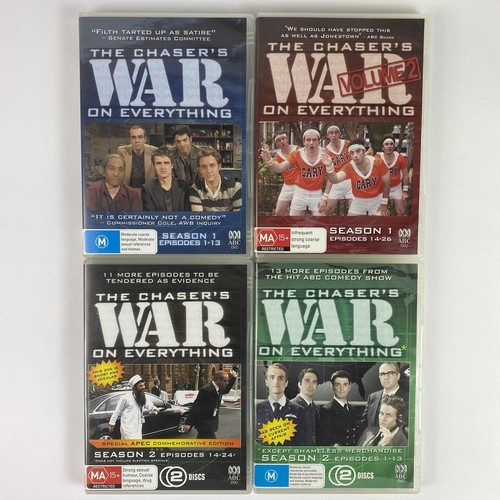 The Chaser's War on Everything Season Series 1 & 2 DVDs ~ Region 4 | eBay