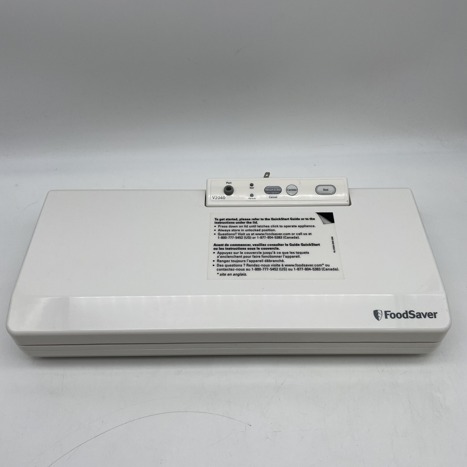 Food Saver Countertop V2040 Vacuum Sealing System - Tested and Works | eBay