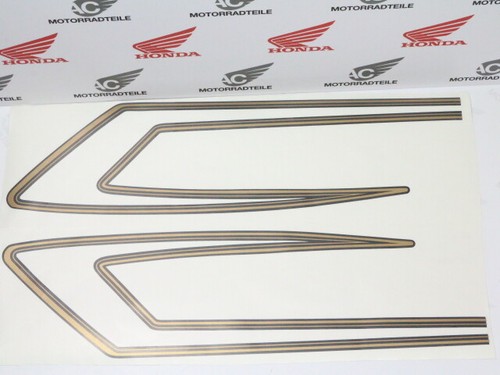 Honda CB 750 Four F2 Tank Dekor Aufkleber Gold Schwarz Decal Kit ...