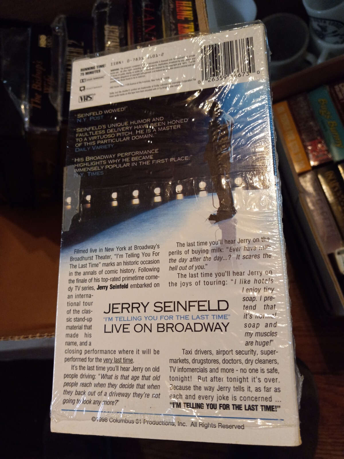Jerry Seinfeld Live On Broadway (VHS, 1999) 26359166730 | eBay