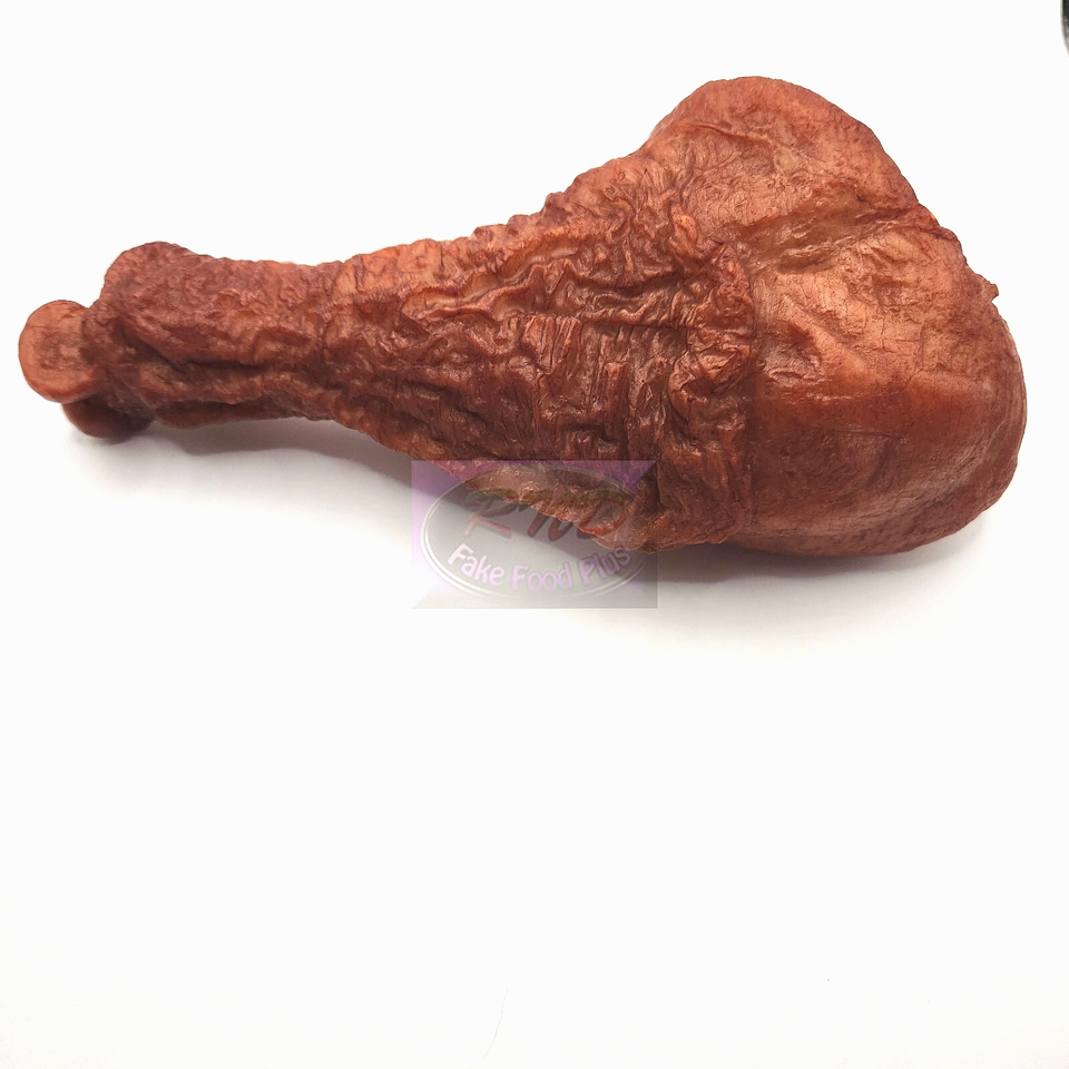 Full Size Turkey Leg, Wax Fake Food, Food Prop, Decor. Handmade Movie ...
