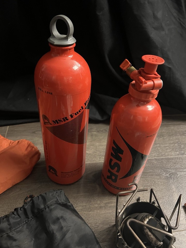 MSR DragonFly Stove Lot W/ Carrying Pouch And 2 Fuel Tanks, Windshield ...