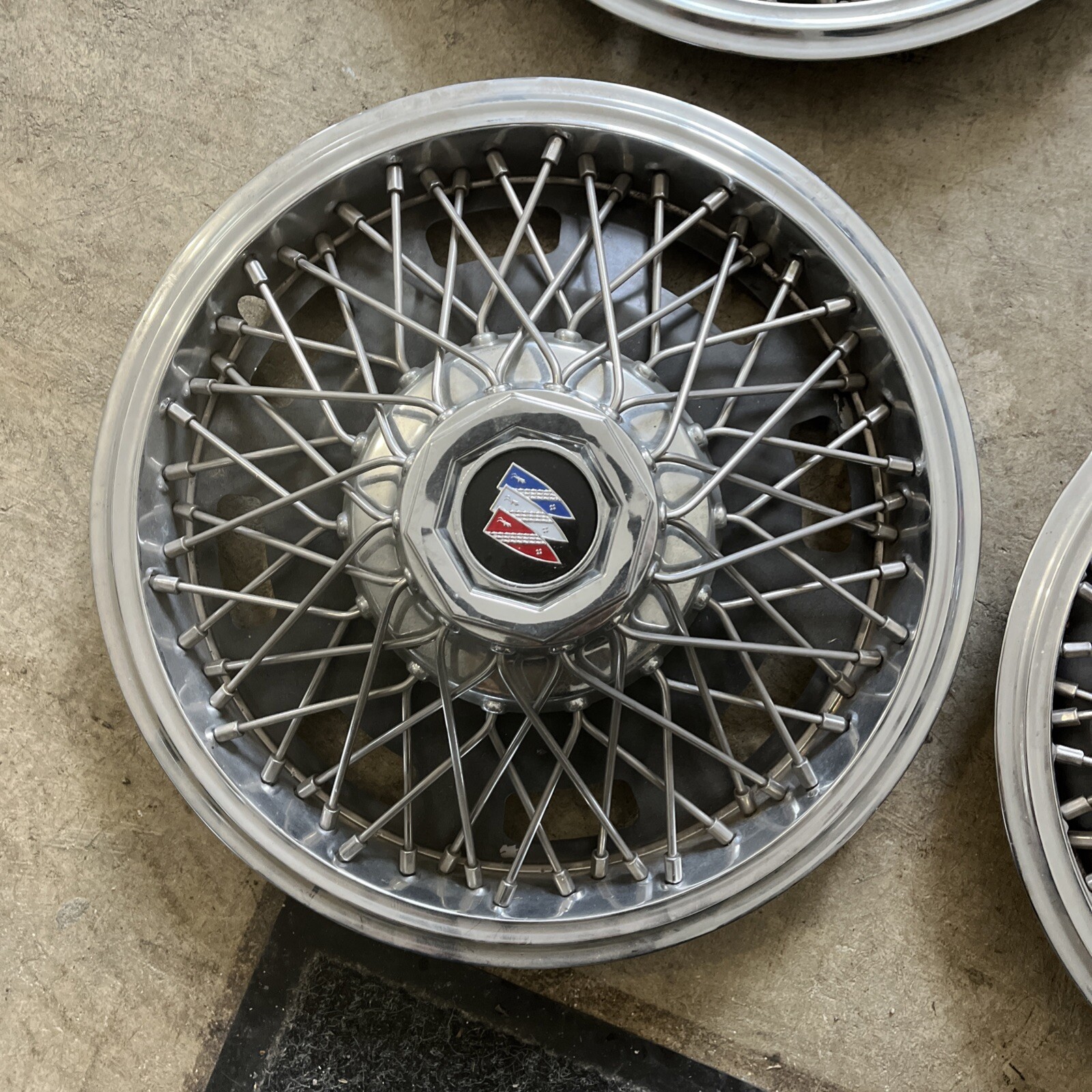 Buick Wire Wheel Spoke Hubcaps 1980s 13” Set Of 4 Intact. | eBay