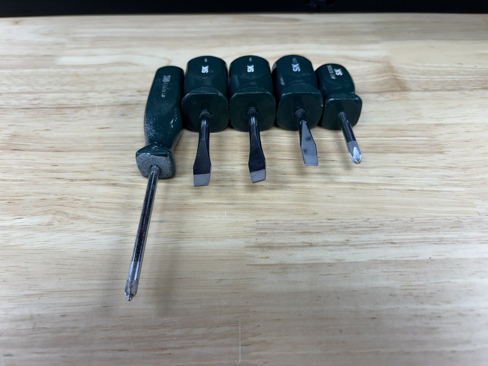 SK TOOLS 86325 - 5 Piece SureGrip Short Screwdriver Set 25141000313| eBay