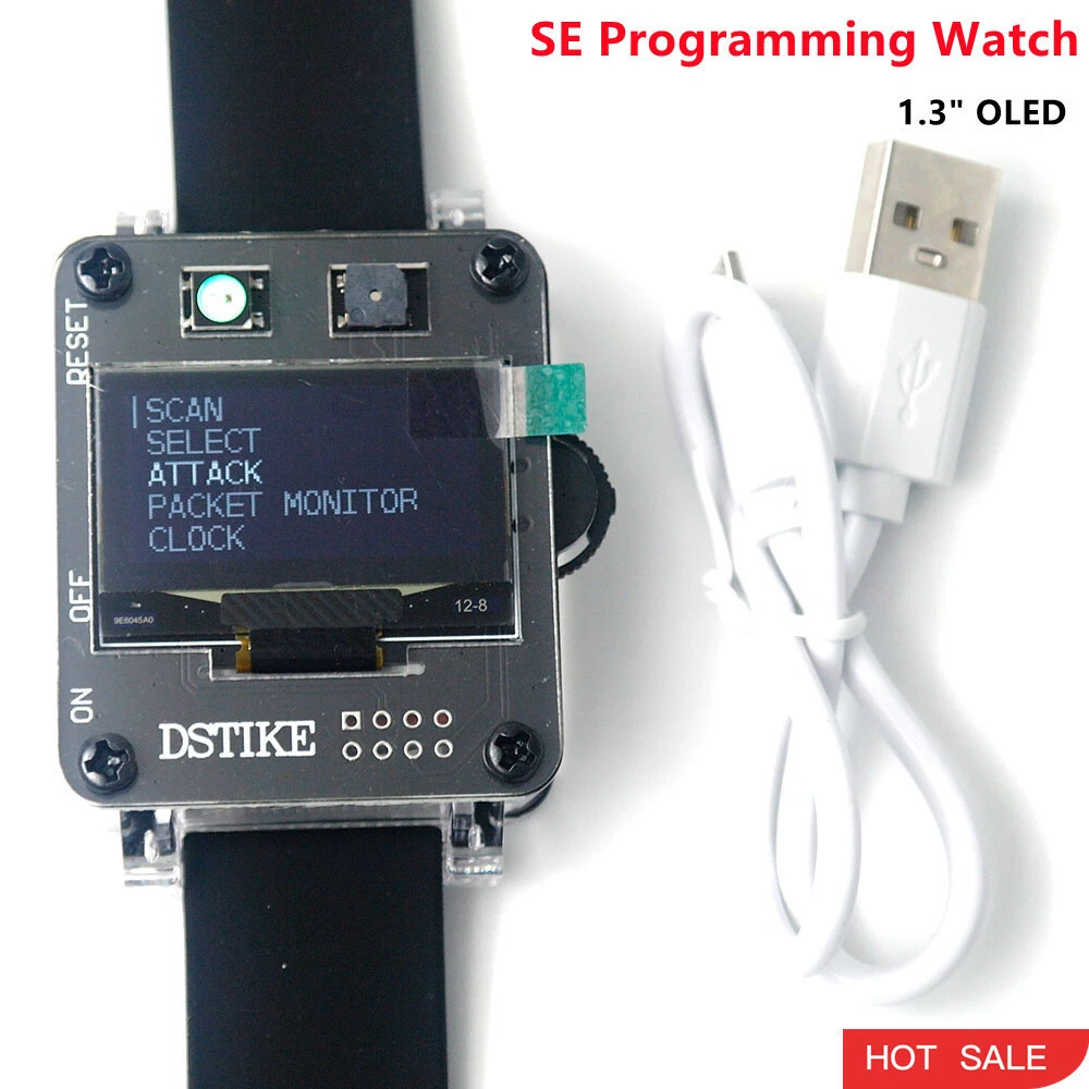 DSTIKE D&B Watch V4 Deauther BAD USB ESP8266 Atmega32u4, 40% OFF