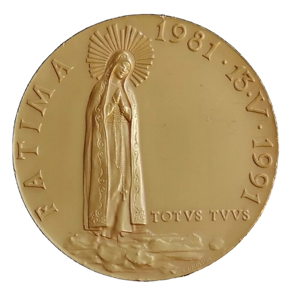 Pope John Paul II Apostolic visit to Fatima, Portugal,by L. Pancotto ...