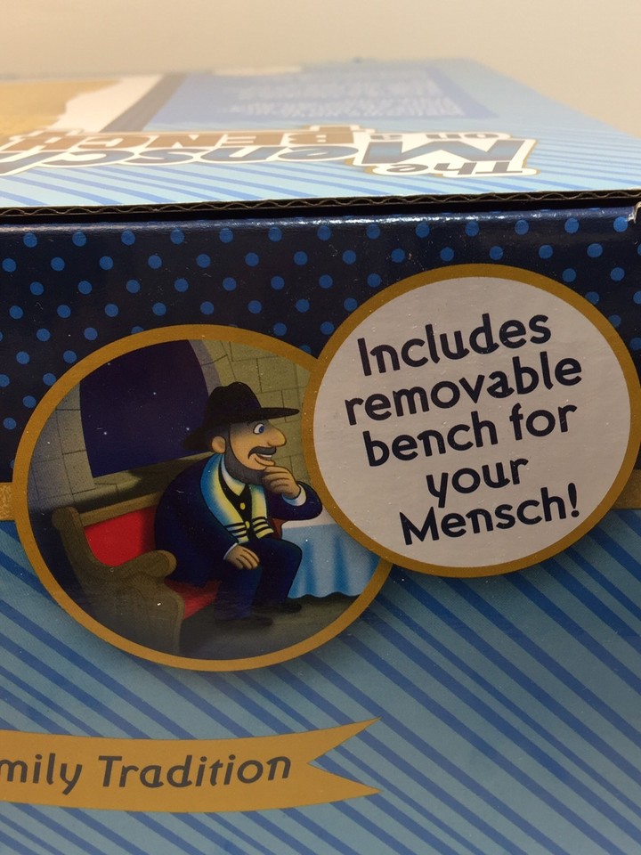 The Mensch On A Bench Book And Mensch Doll Hanukkah New Collectible ...