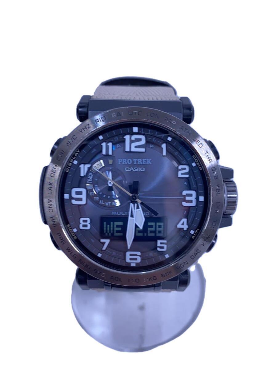 CASIO Solar Watch PROTREK/Digiana/Canvas/WHT/GRN/SS #… - Gem