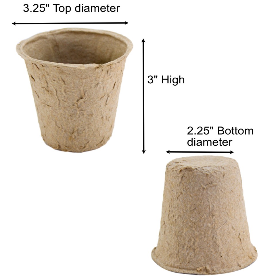 Peat Pots, Plant Seed Starting Pots, Seed Starter Planters, Seed ...