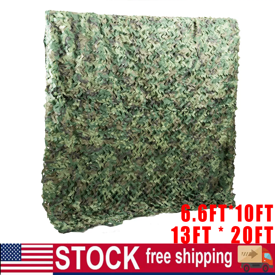 Hunting Military Camouflage Nets Army Camo Netting Shade Camping Sun ...