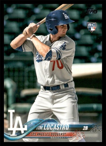 2018 Tim Locastro Los Angeles Dodgers Topps Rookie Baseball Card # 466 ...