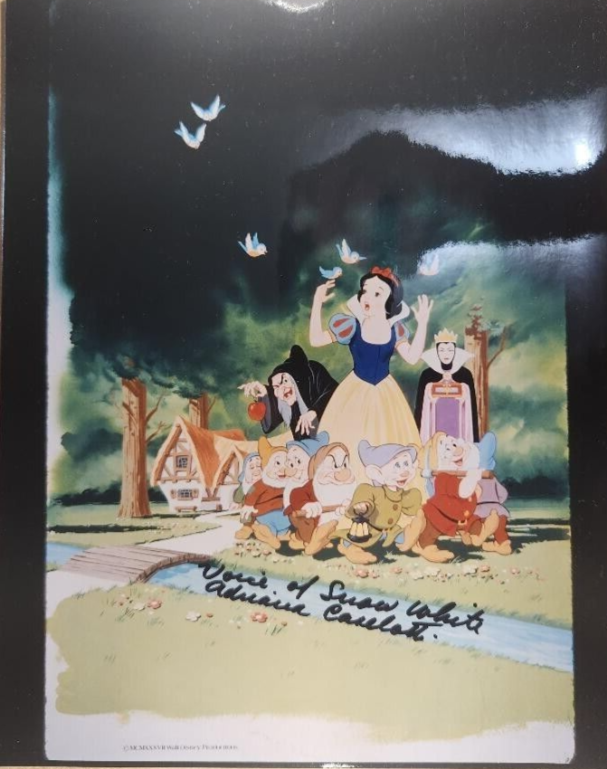 Adriana Caselotti Signed Autographed Snow White 8x10 Color Photo | eBay