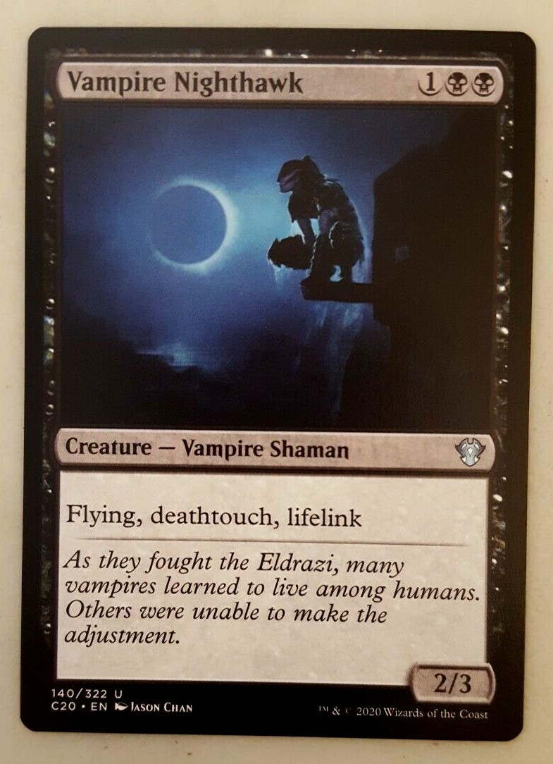 1x Vampire Nighthawk Commander 2020 Ikoria MTG Magic the Gathering NM ...