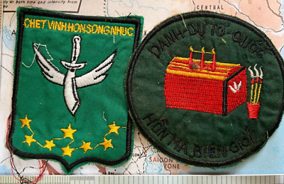 1 patch plus 1 , arvn , resolve to die , vietnam war patch , p1 | eBay